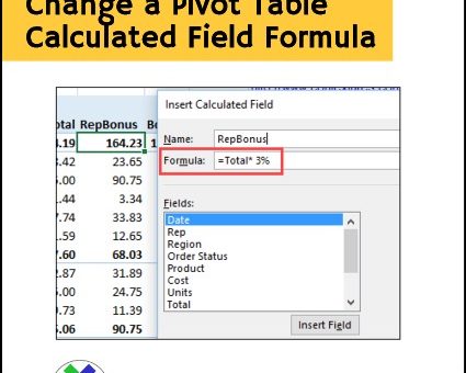 Calculations Archives - Excel Pivot Tables